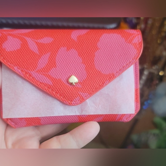 kate spade | Bags | Nwtkate Spade New York X Target Pinkred Card Holder ...